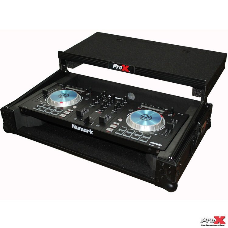 ProX X-MXTPRO3LTBk Flight Case for Numark Mixtrack Controllers | Sweetwater