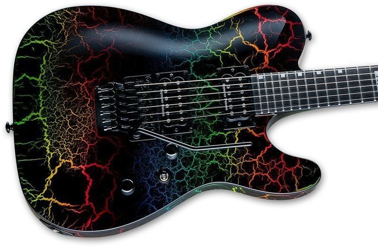 ESP LTD Eclipse '87 Electric Guitar - Rainbow Crackle | Sweetwater