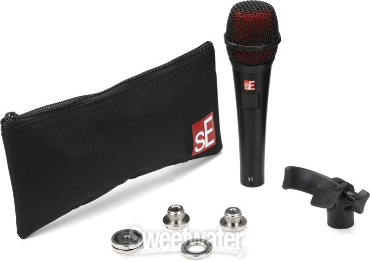 sE Electronics V7 PTT Supercardioid Talkback Dynamic Handheld Vocal Microphone | Sweetwater