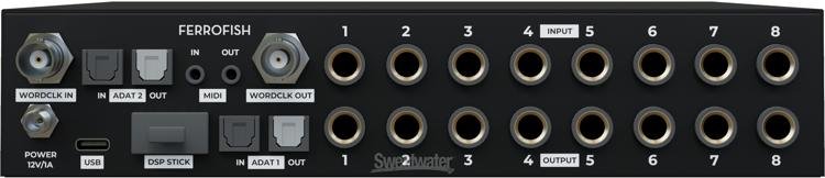 Ferrofish Pulse 8 AE 8 x 8 AD/DA Converter with ADAT | Sweetwater