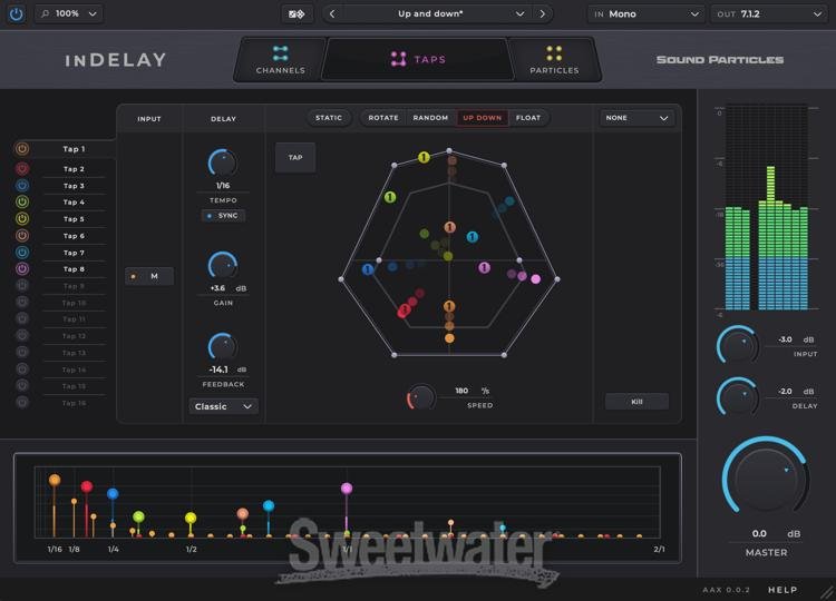 Sound Particles InDelay Spatial Delay Plug-in | Sweetwater