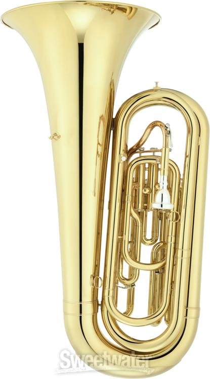 Jupiter JTU1005M Intermediate Convertible Marching Tuba - Clear Lacquer ...