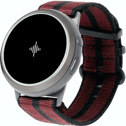Soundbrenner Nylon Strap for Core and Core Steel - Red | Sweetwater