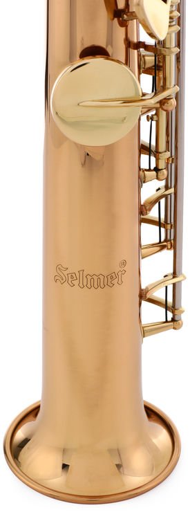 Selmer SSS411 Soprano Saxophone - Rose Brass Body with Yellow Brass ...