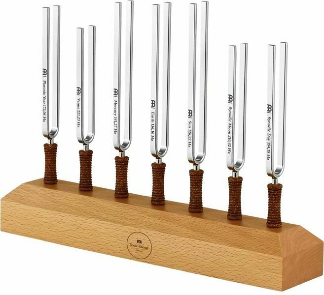 Meinl Sonic Energy Planetary Tuned Tuning Fork Set - 7-piece Chakra Set with Case | Sweetwater