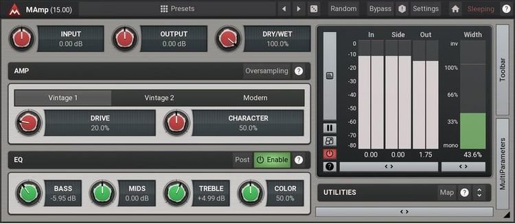 MeldaProduction MAmp Vintage Amplifier Simulation Plug-in | Sweetwater