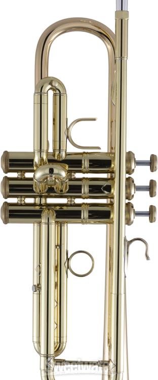 Bach 17043GYR Professional Bb Trumpet - Reverse Leadpipe - 43 Bell ...