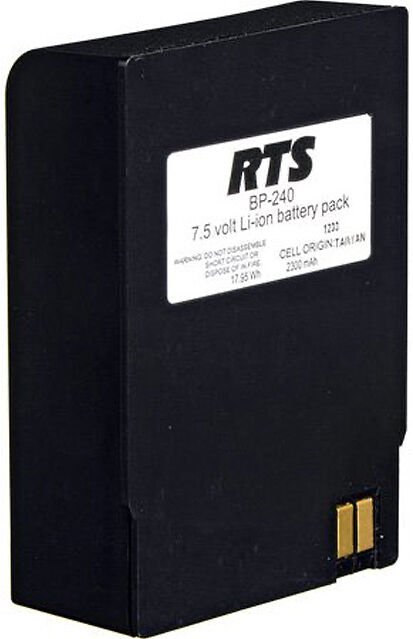 RTS BP-240 Battery Pack for ROAMEO TR-1800 Wireless Beltpacks | Sweetwater