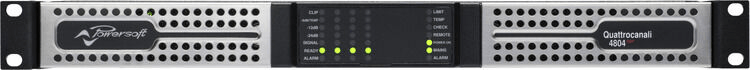 Powersoft Quattrocanali 4804 DSP 4,800-watt 4-channel Power Amplifier | Sweetwater