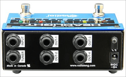 Radial Headlight 4-output Guitar Amp Selector Pedal | Sweetwater