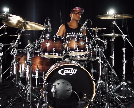 PDP Concept Maple Exotic Shell Pack - 5-piece - Charcoal Burst over ...