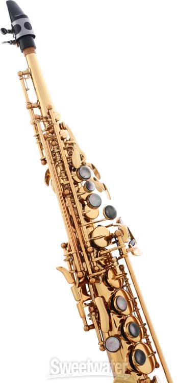 Growling Sax Uprise Series Professional Soprano Saxophone Gold Lacquer ...