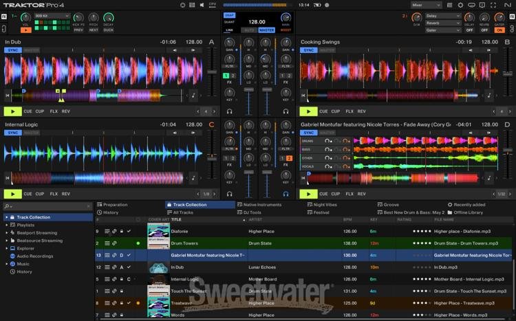 Native Instruments Traktor Pro 4 DJ Software | Sweetwater