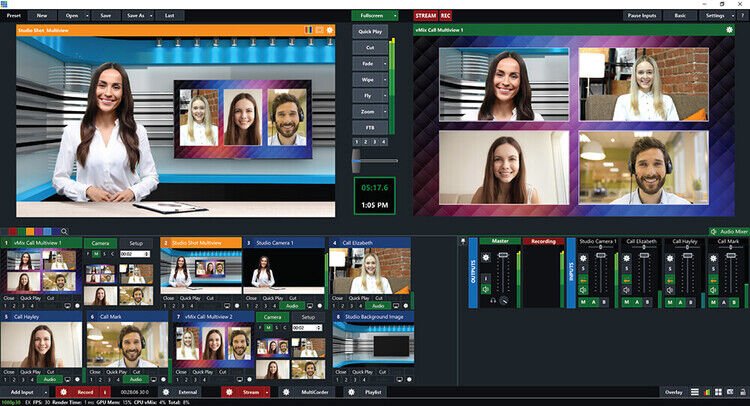 JVC KM-IP8S4 8-NDI and 4-SDI Input Studio Switcher | Sweetwater