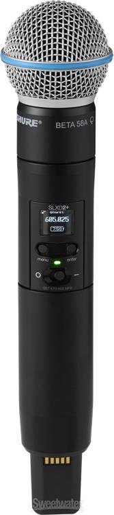 Shure SLXD24+/B58 Digital Wireless Handheld System - G57 Band | Sweetwater