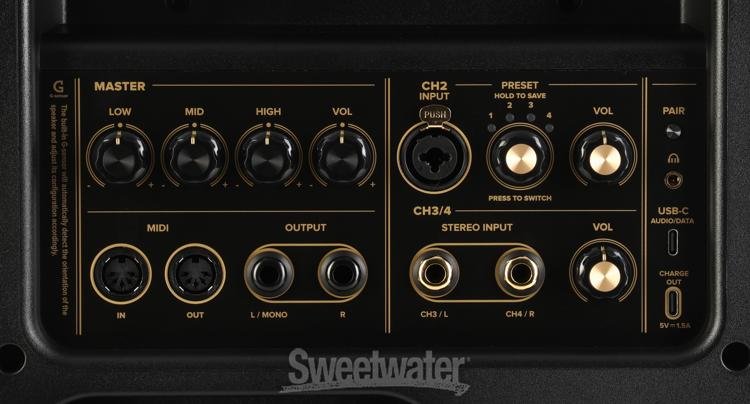 Positive Grid Spark LIVE 150-watt 4-channel Combo Amp and PA System ...