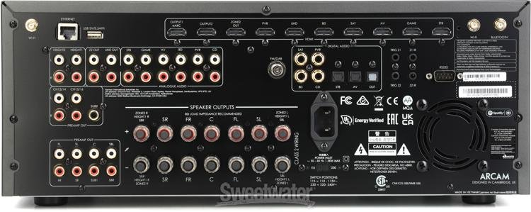 Arcam AVR21 7.2-channel Home Theater Receiver | Sweetwater