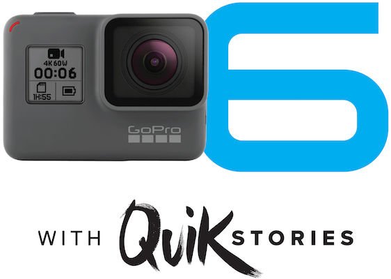 GoPro HERO6 Black 4K Waterproof Action Camera | Sweetwater