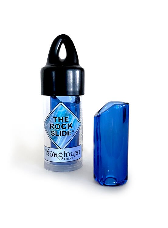The Rock Slide Sapphire Glass Slide - Small | Sweetwater