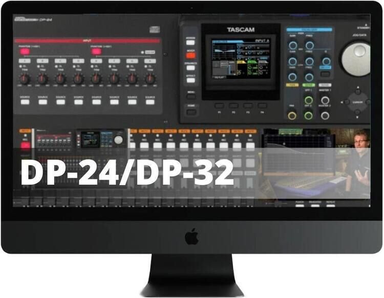 ProAudioEXP TASCAM DP-24 and DP-32 Portastudios Video Training Course ...