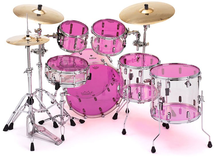 Remo Powerstroke 77 Colortone Pink Snare Drumhead - 14 inch | Sweetwater