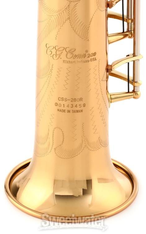 C.G. Conn CSS280R LaVoix II Intermediate Soprano Saxophone - Lacquer ...