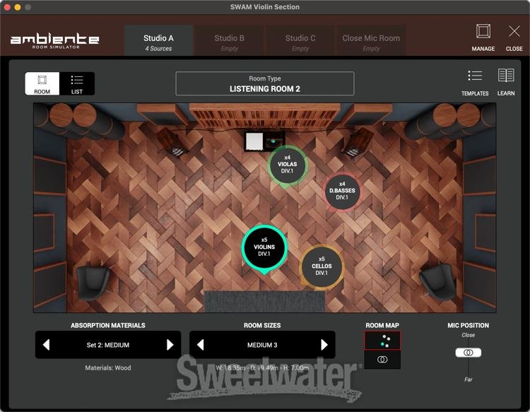 Audio Modeling SWAM String Sections Virtual Strings Software | Sweetwater