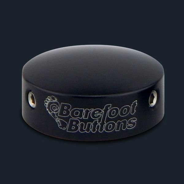 Barefoot Buttons V1 Standard Footswitch Cap - Black | Sweetwater