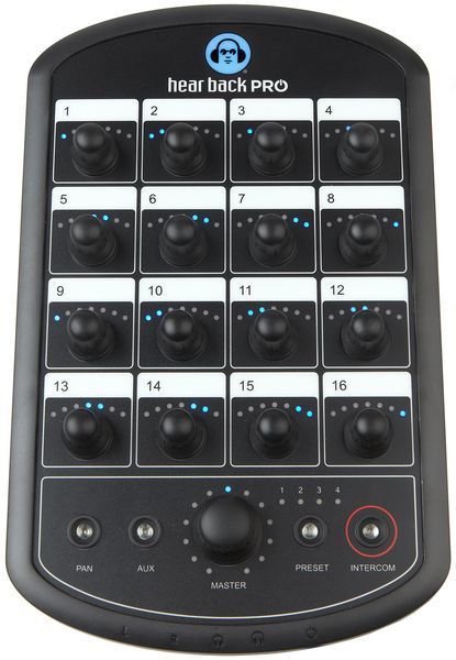 Hear Technologies Hear Back PRO Mixer 16-channel Personal Monitor Mixer ...