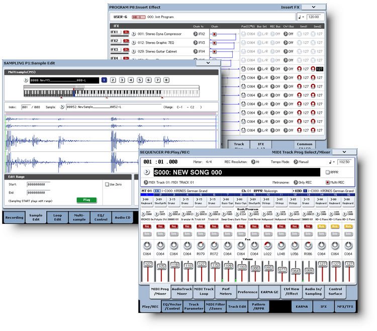Korg Kronos 88-key Titanium Limited Edition Synthesizer Workstation ...