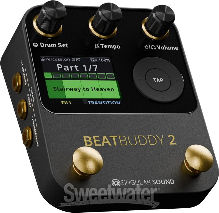 Singular Sound BeatBuddy 2 Drum Machine Pedal | Sweetwater