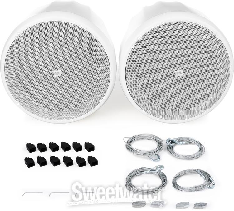 JBL Control 60PS/T Pendant Subwoofer Pair - White | Sweetwater