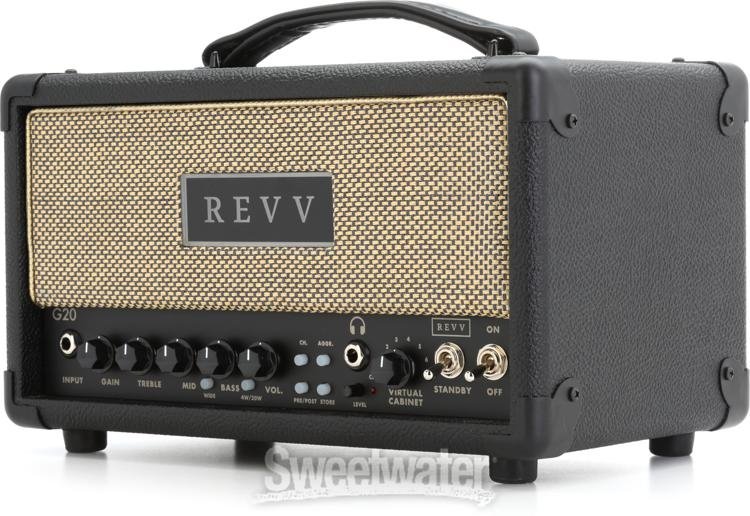 Revv G20 20/4-watt Tube Head - Black Tolex | Sweetwater