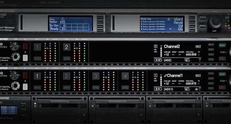 Shure ADX5D Axient Digital Dual-channel Portable Wireless Receiver ...