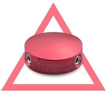 Barefoot Buttons V1 Mini Footswitch Cap - Red | Sweetwater