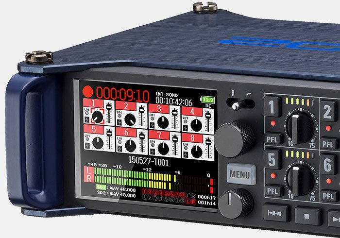 Zoom F8 Multitrack Field Recorder | Sweetwater