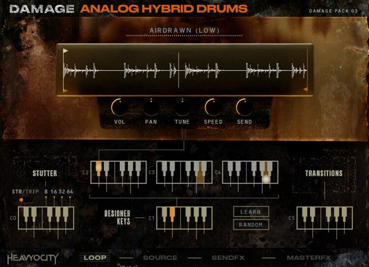 Heavyocity Damage Analog Hybrid Drums Virtual Instrument | Sweetwater