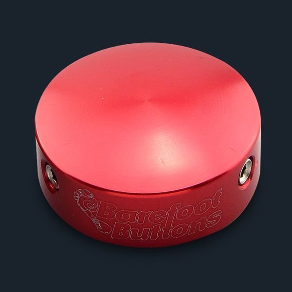 Barefoot Buttons V2 Standard Footswitch Cap - Red | Sweetwater