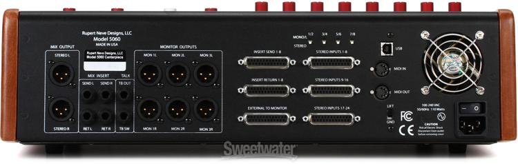 Rupert Neve Designs 5060 Centerpiece 24x2 Desktop Mixer - Shelford ...