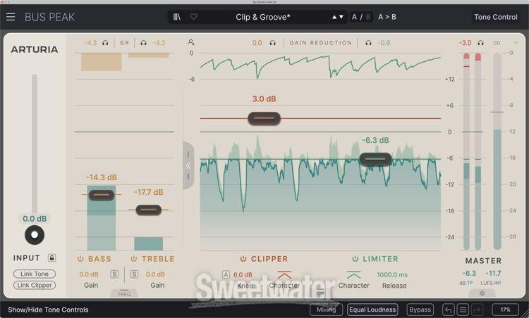 Arturia Bus Peak Limiter Plug-in | Sweetwater