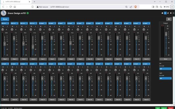 Grace Design m701 Audio Interface - Base Unit | Sweetwater