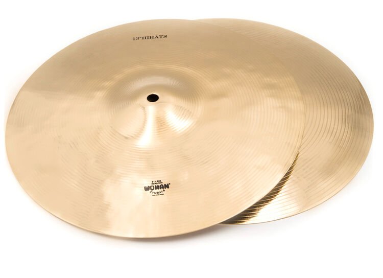 Wuhan 13-inch Western Hi-hat Cymbals | Sweetwater