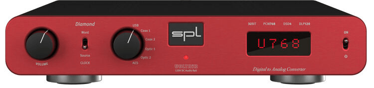 SPL Diamond DA Converter and Preamplifier - Red | Sweetwater