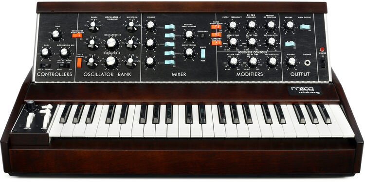 Moog Minimoog Model D Analog Synthesizer - Appalachian Cherry | Sweetwater