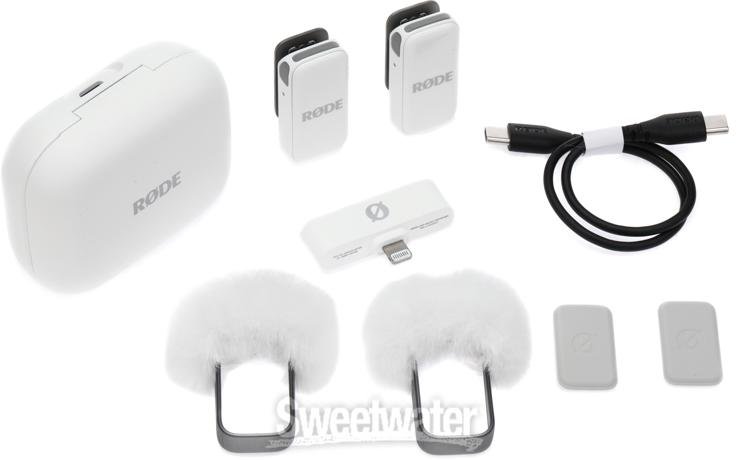 Rode Wireless Micro Microphone Kit - Lightning Connector, White ...