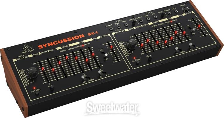 Behringer Syncussion SY-1 Dual-channel Analog Percussion Synthesizer ...