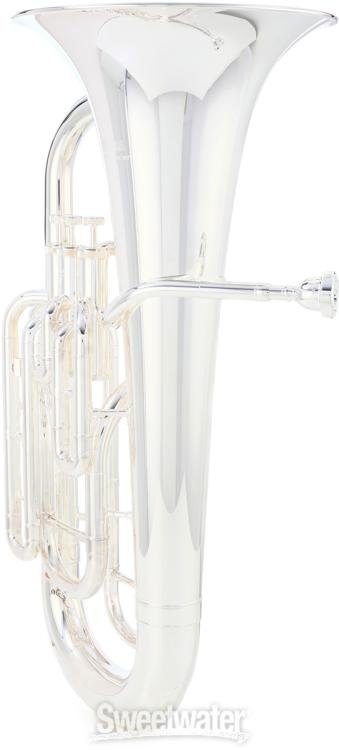 Yamaha YEP-321S 4-valve Intermediate Euphonium - Silver Plated | Sweetwater