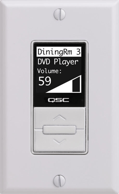 QSC MP-MFC MP-M Zone Mixer Controller - White | Sweetwater