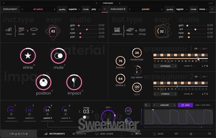Expressive E Imagine Hybrid Acoustic Software Synthesizer Plug-in | Sweetwater