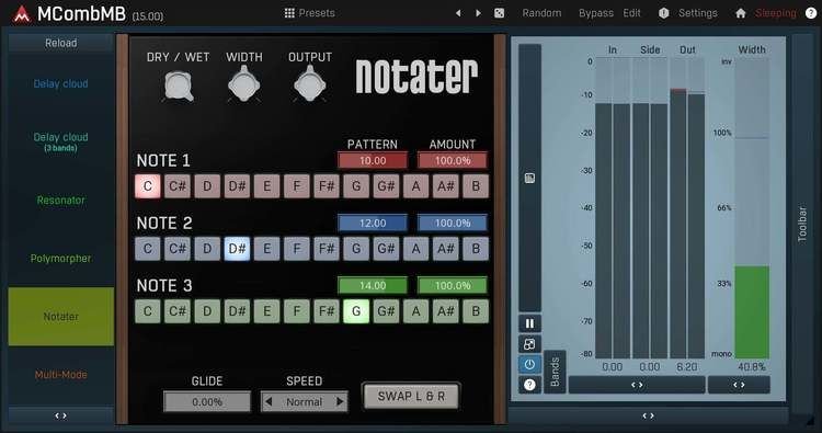 MeldaProduction MCombMB Multi-Comb Filter Plug-in | Sweetwater